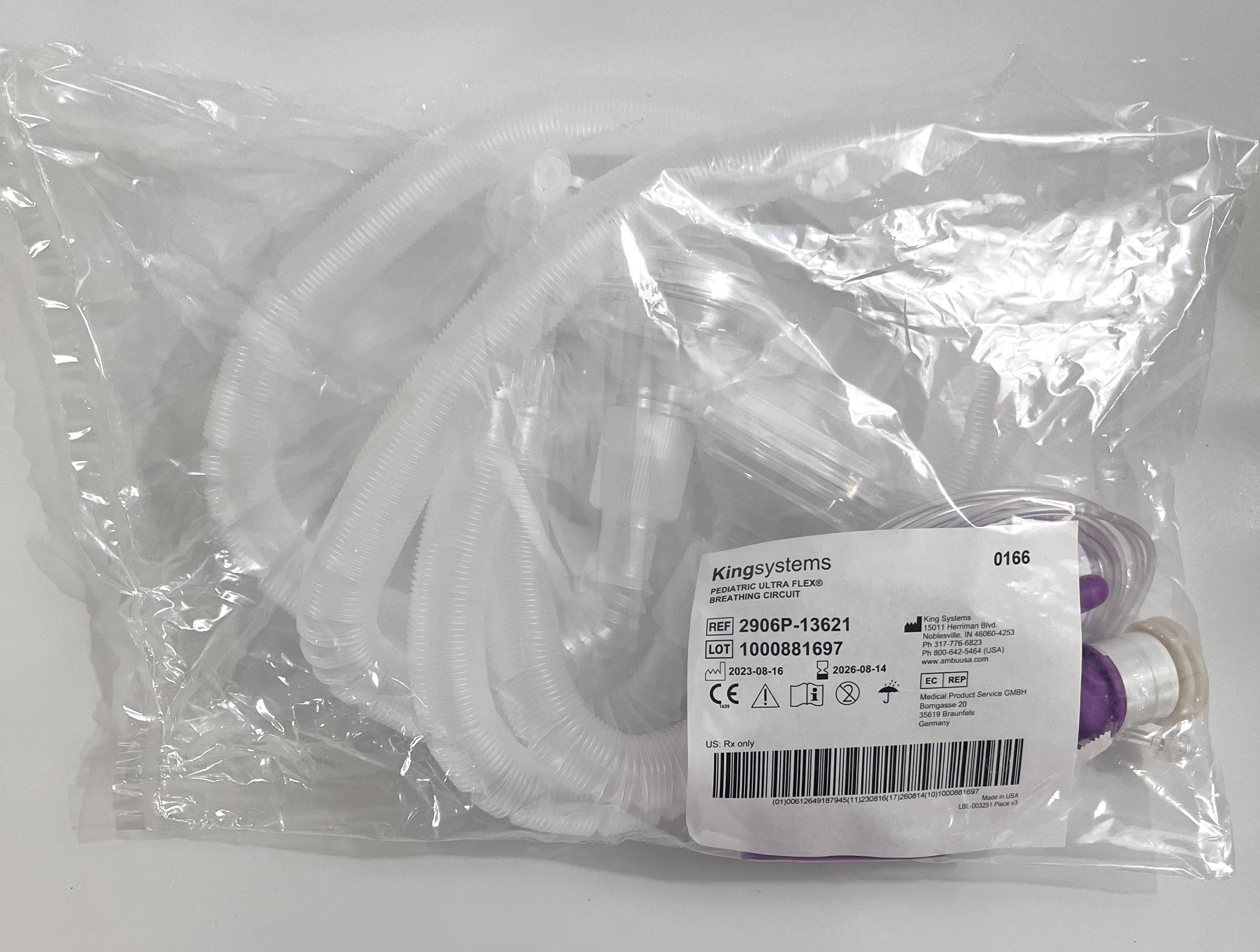 Kingsystems 2906P-13621 Pediatric Ultra Flex Breathing Circuit ...