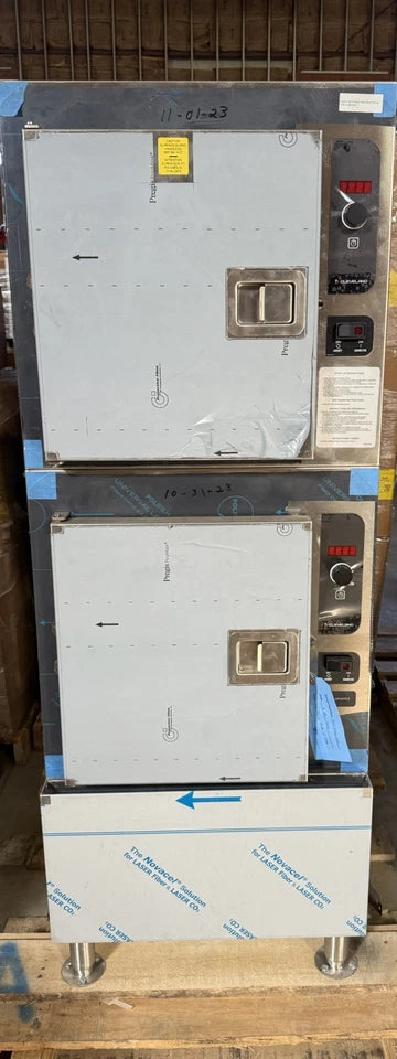 CLEVELAND 10 PAN DOUBLE STACKED NATURAL GAS CONVECTION STEAMER MODEL ...
