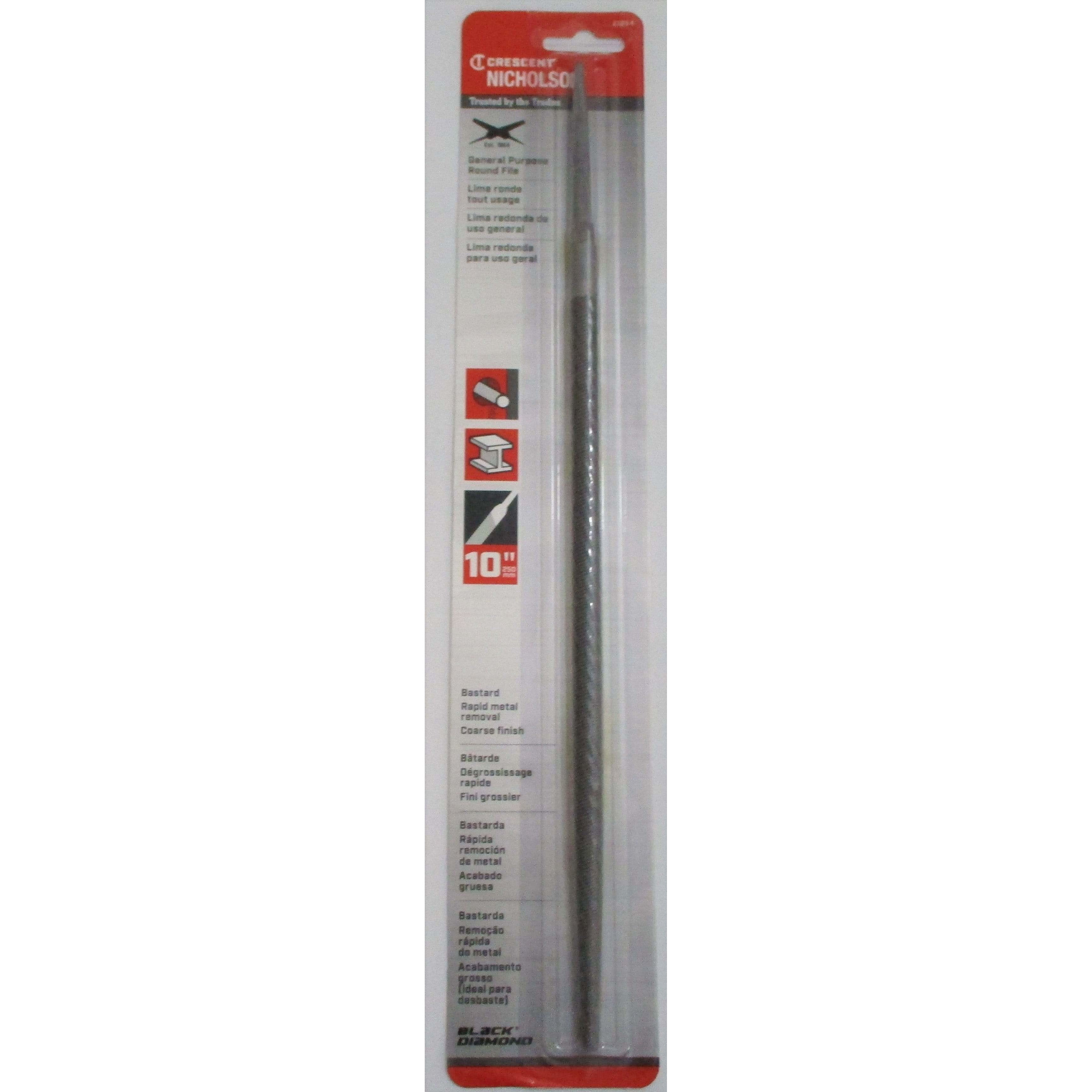 Nicholson 10" Round File 21854 – PHENTERSALES