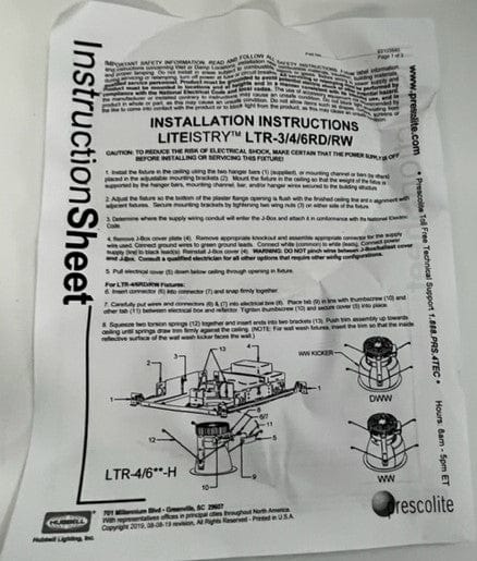 Prescolite LTR-6RD-H-HL35L-DMX LITEISTRY 6" Round Downlight (2-Pack)