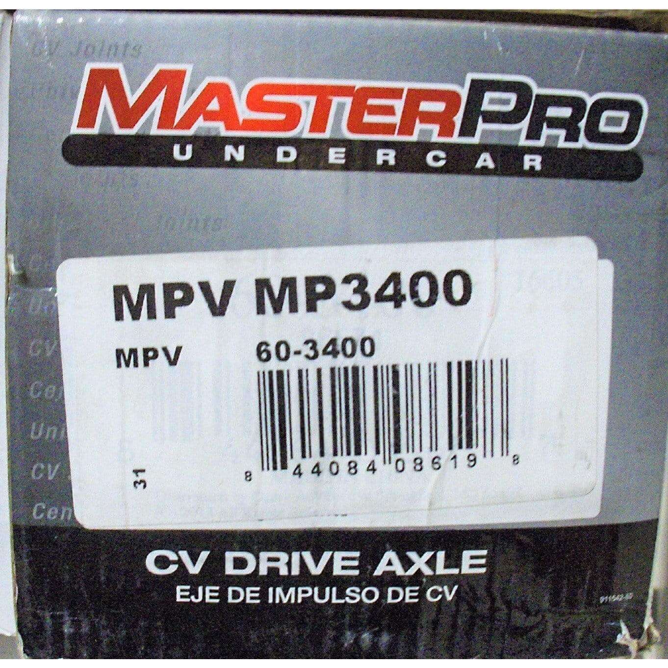 MasterPro UnderCar CV Drive Axle, MPV MP3400 – PHENTERSALES